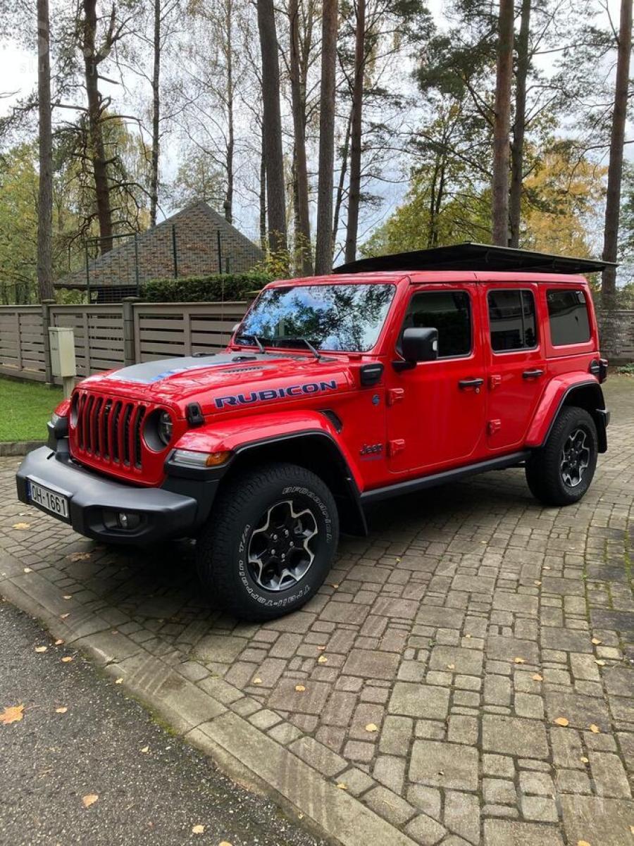 Sarkans Jeep Wrangler 2022 Rīga, ar dzinēja tilpumu 2.00 L un nobraukumu 52 tūkst. km par 46000 €, foto 1 vietnē AUTOMOTO.COM.LV