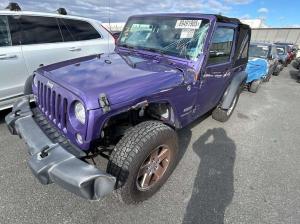 Violet Jeep Wrangler 2017 in Vilnius, with an engine capacity of 3.60 L and mileage of 187 thousand km for 11900 €, photo  on AUTOMOTO.COM.LV