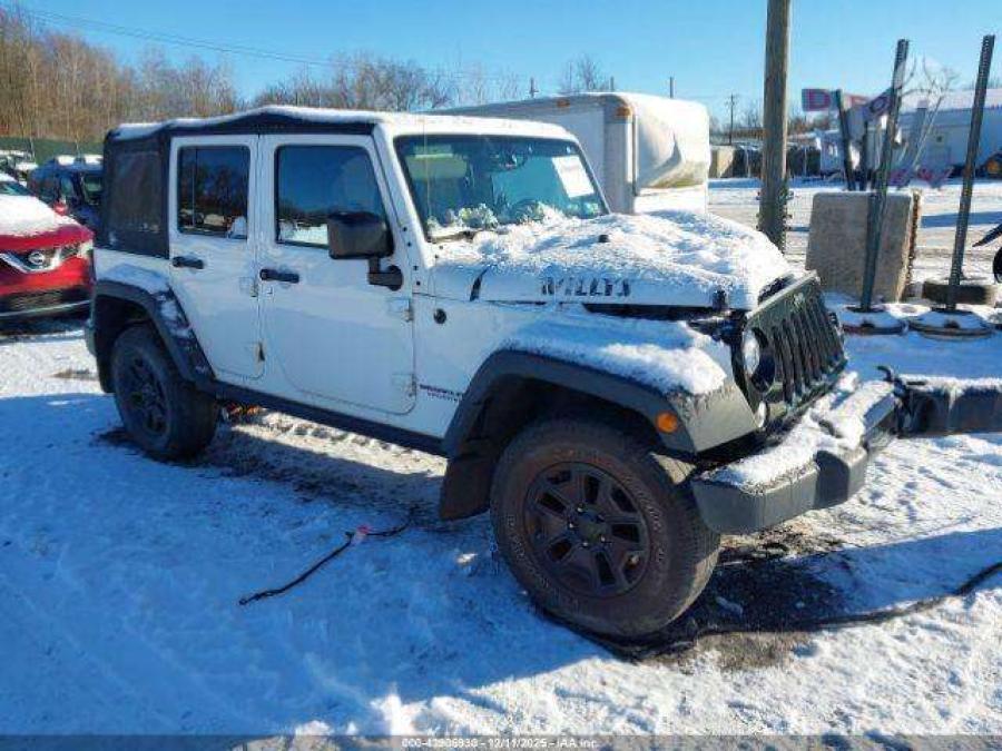 White Jeep Wrangler 2017 in Klaipeda, with an engine capacity of 3.60 L and mileage of 128 thousand km for 8600 €, photo 1 on AUTOMOTO.COM.LV