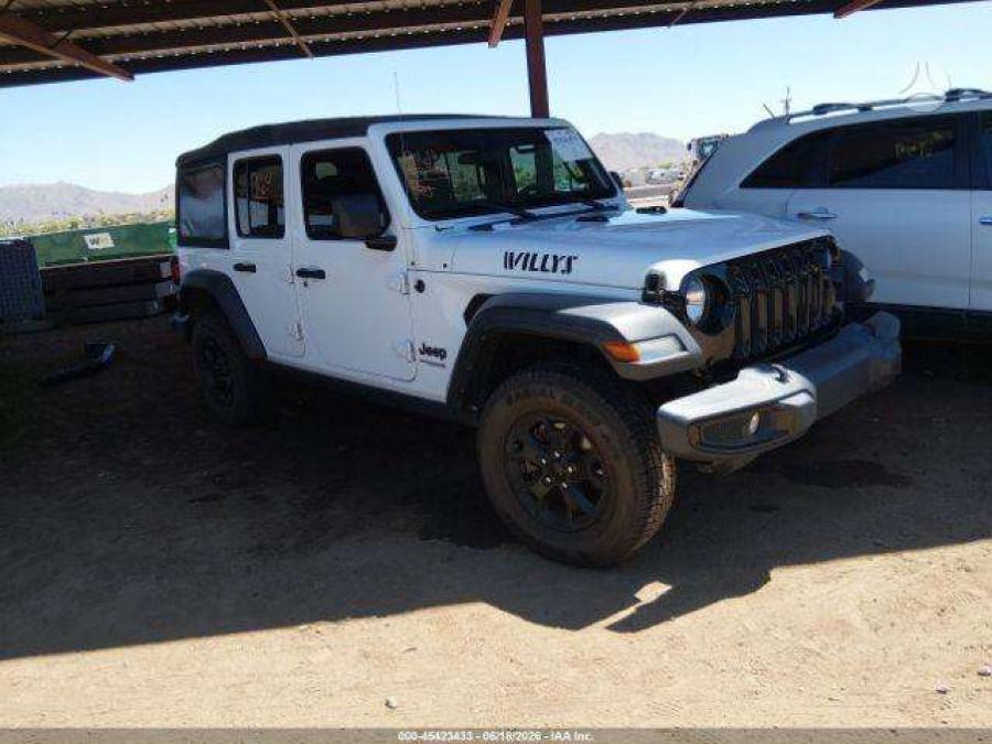 Balts Jeep Wrangler 2021 Klaipėda, ar dzinēja tilpumu 0.00 L un nobraukumu 52 tūkst. km par 11600 €, foto 1 vietnē AUTOMOTO.COM.LV