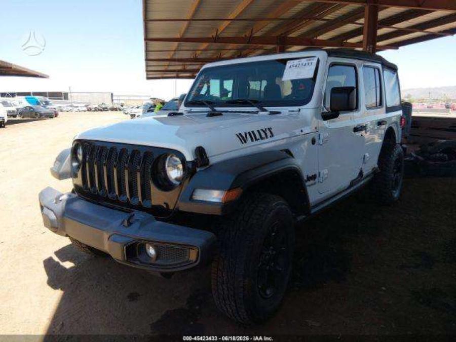 Balts Jeep Wrangler 2021 Klaipėda, ar dzinēja tilpumu 0.00 L un nobraukumu 52 tūkst. km par 11600 €, foto 3 vietnē AUTOMOTO.COM.LV
