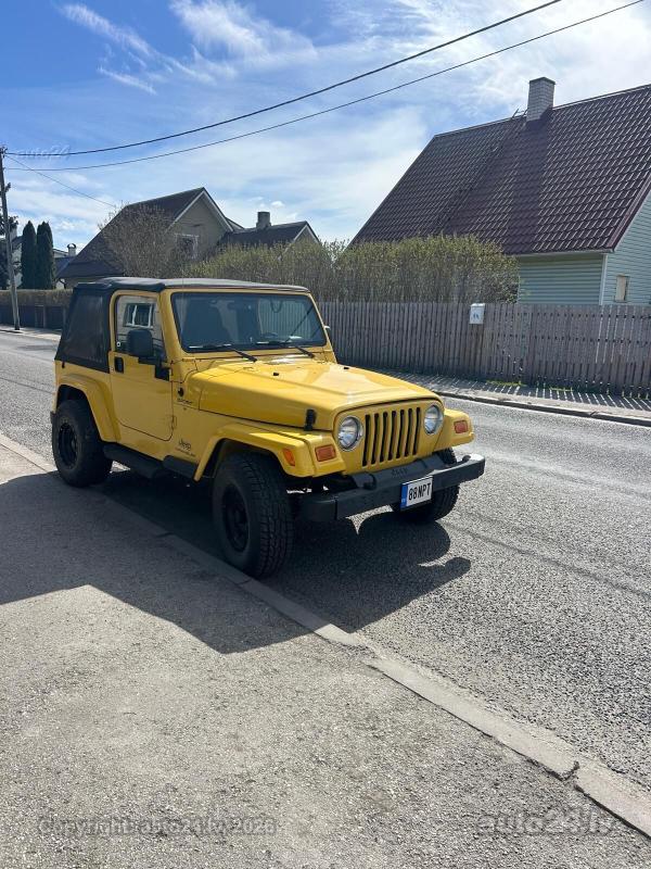 Dzeltens Jeep Wrangler 2006 Tallina, ar dzinēja tilpumu 4.00 L un nobraukumu 99 tūkst. km par 13900 €, foto 2 vietnē AUTOMOTO.COM.LV