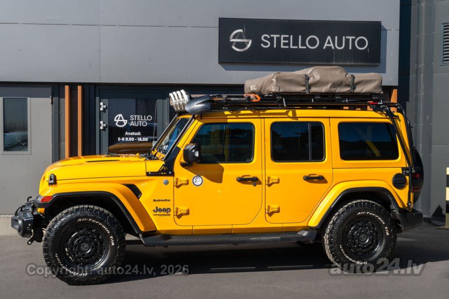 Yellow Jeep Wrangler 2020 in Tallinn, with an engine capacity of 2.10 L and mileage of 148 thousand km for 41990 €, photo 4 on AUTOMOTO.COM.LV