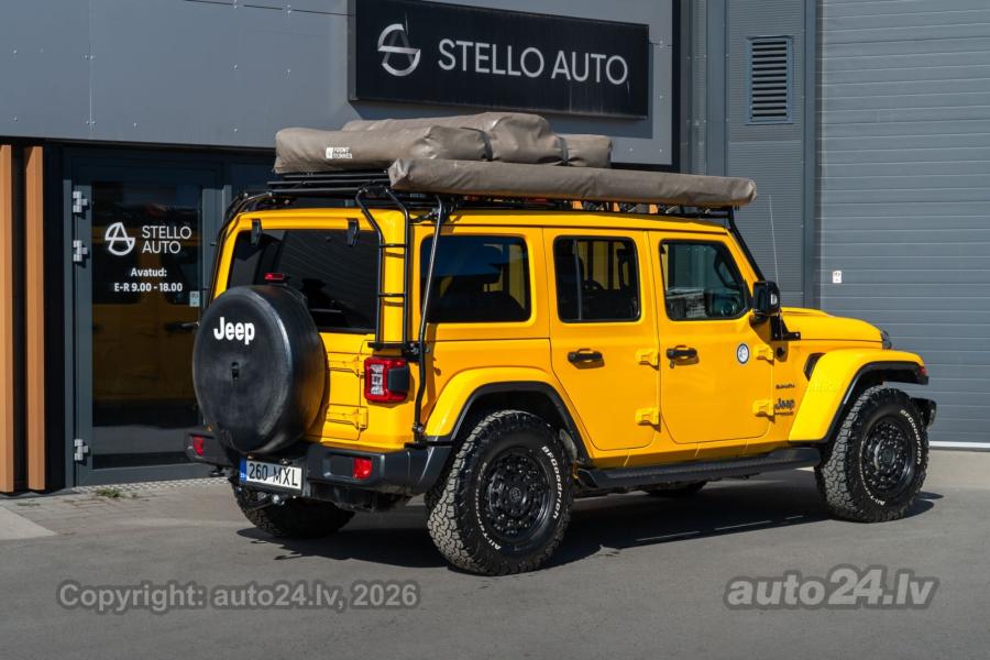 Yellow Jeep Wrangler 2020 in Tallinn, with an engine capacity of 2.10 L and mileage of 148 thousand km for 41990 €, photo 17 on AUTOMOTO.COM.LV