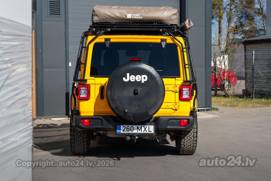 Yellow Jeep Wrangler 2020 in Tallinn, with an engine capacity of 2.10 L and mileage of 148 thousand km for 41990 €, photo 18 on AUTOMOTO.COM.LV