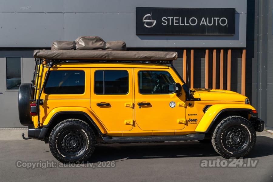 Yellow Jeep Wrangler 2020 in Tallinn, with an engine capacity of 2.10 L and mileage of 148 thousand km for 41990 €, photo 19 on AUTOMOTO.COM.LV