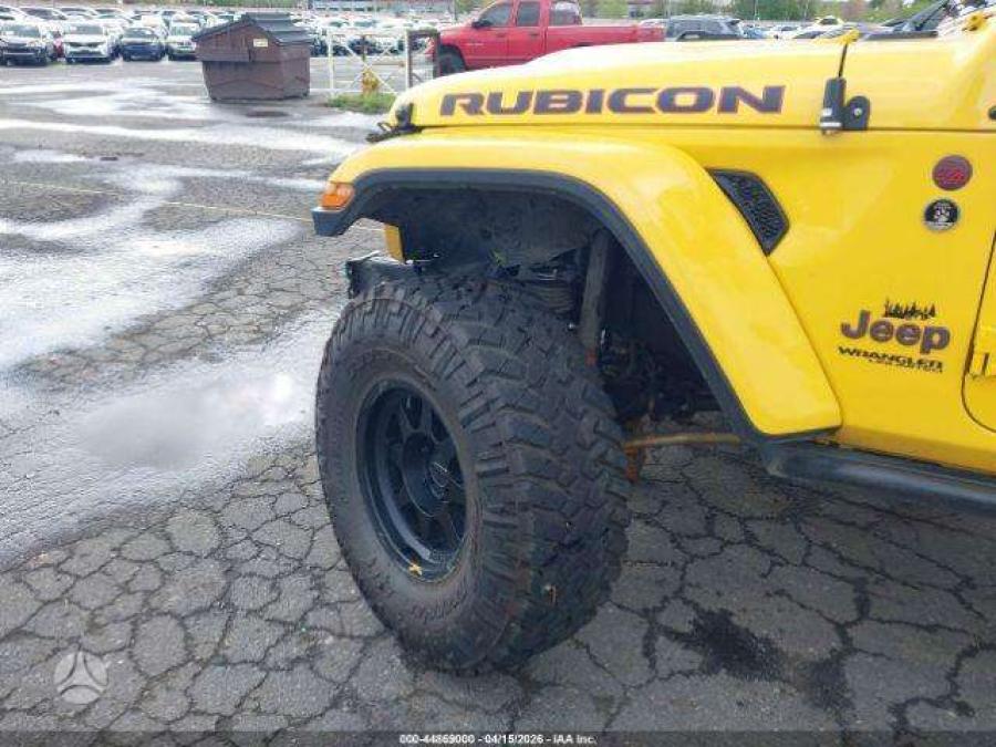 Yellow Jeep Wrangler 2021 in Klaipeda, with an engine capacity of 2.99 L and mileage of 139 thousand km for 18500 €, photo 21 on AUTOMOTO.COM.LV