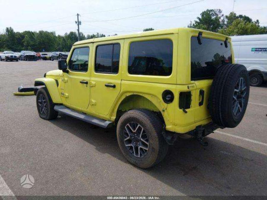 Dzeltens Jeep Wrangler 2024 Klaipėda, ar dzinēja tilpumu 2.00 L un nobraukumu 44 tūkst. km par 14000 €, foto 4 vietnē AUTOMOTO.COM.LV