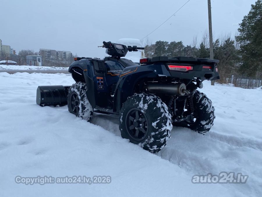 Blue Kawasaki Brute Force 750 2026 in Tallinn, with an engine capacity of 0.75 L and mileage of 1 thousand km for 11890 €, photo 5 on AUTOMOTO.COM.LV