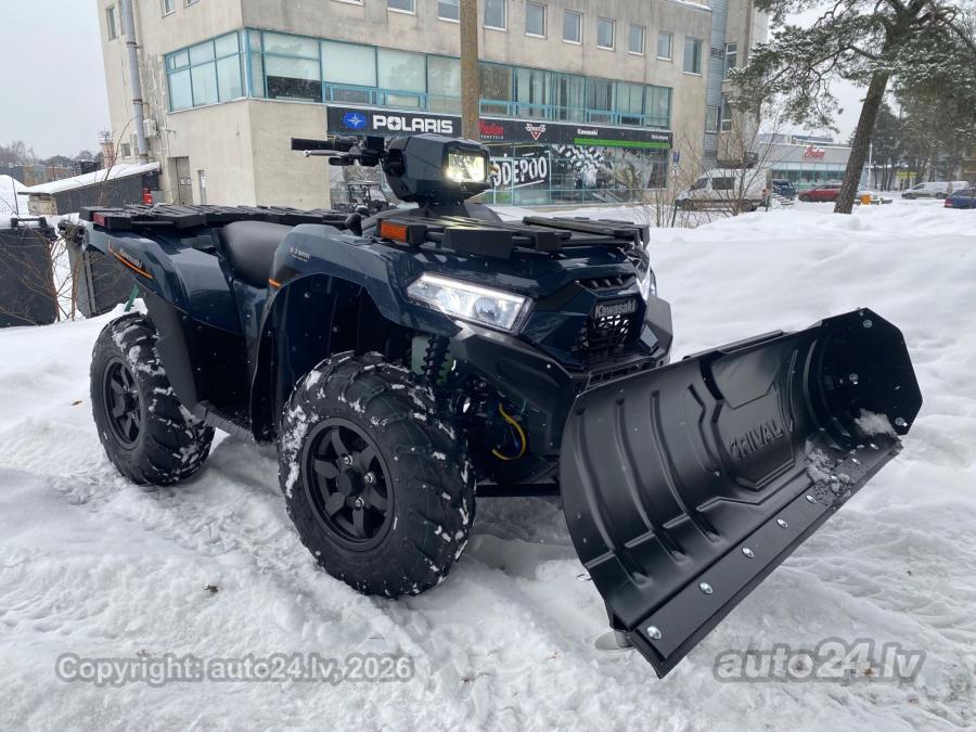 Blue Kawasaki Brute Force 750 2026 in Tallinn, with an engine capacity of 0.75 L and mileage of 1 thousand km for 11890 €, photo 12 on AUTOMOTO.COM.LV