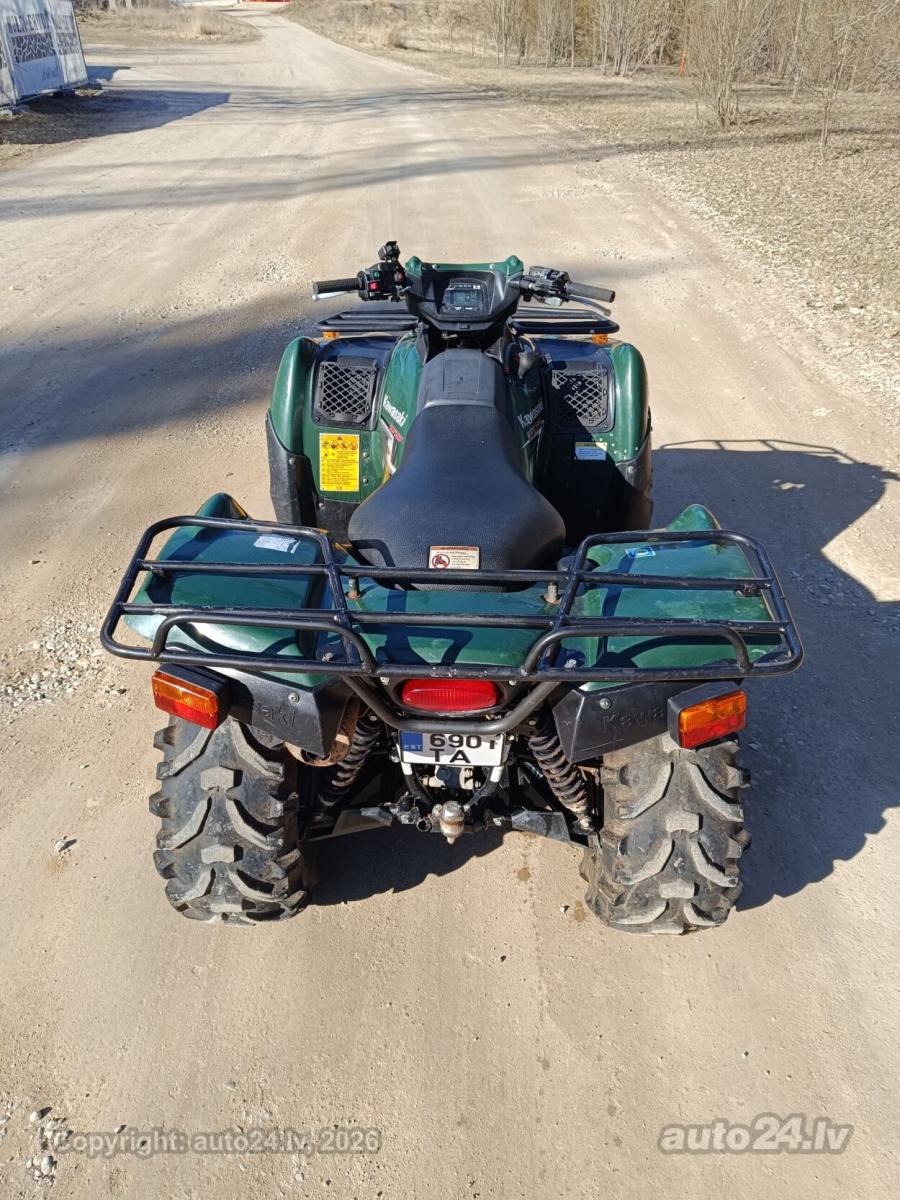 Green Kawasaki Brute Force 750 2007 in Viljandi, with an engine capacity of 0.75 L and mileage of 3 thousand km for 3800 €, photo 6 on AUTOMOTO.COM.LV