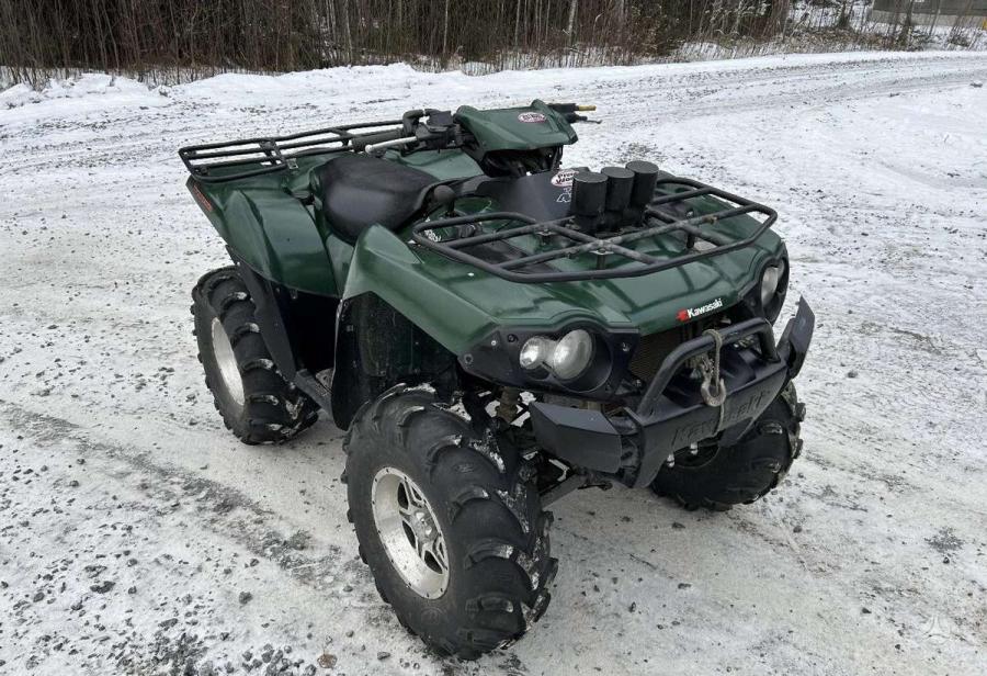 Green Kawasaki Brute Force 2007 in Prienai, with an engine capacity of 0.75 L and mileage of 3 thousand km for 2250 €, photo 5 on AUTOMOTO.COM.LV