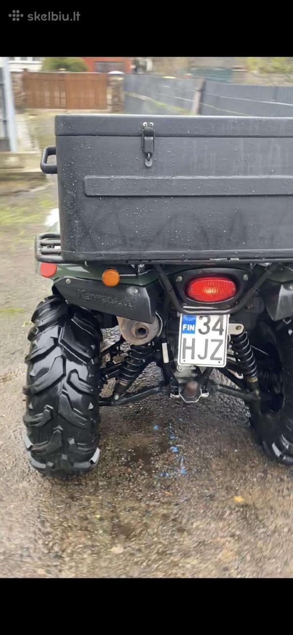 Kawasaki Brute Force 2005 Viļņa, ar dzinēja tilpumu 0.75 L un nobraukumu 8 tūkst. km par 3650 €, foto 2 vietnē AUTOMOTO.COM.LV