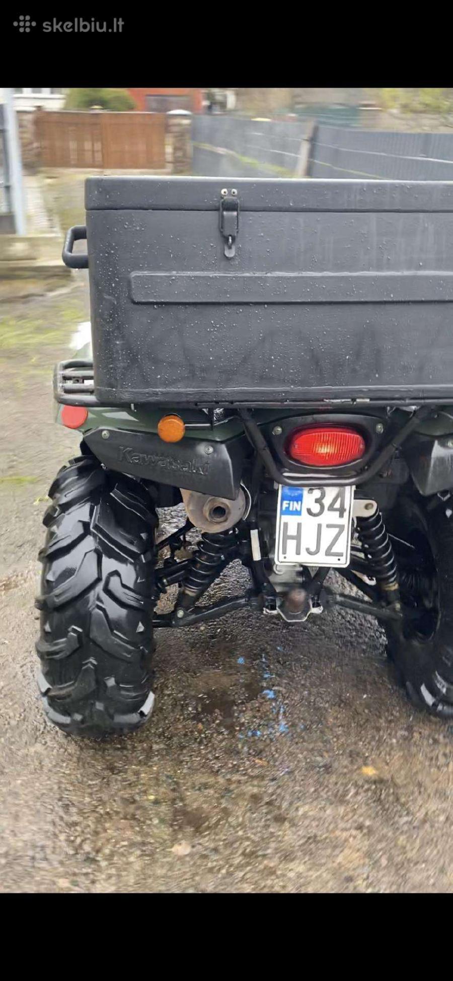 Kawasaki Brute Force 2005 Viļņa, ar dzinēja tilpumu 0.75 L un nobraukumu 8 tūkst. km par 3650 €, foto 2 vietnē AUTOMOTO.COM.LV