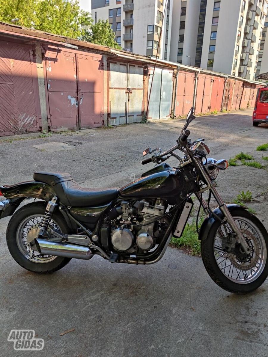 Black Kawasaki Eliminator 1995 in Vilnius, with an engine capacity of 0.60 L and mileage of 0 thousand km for 800 €, photo 1 on AUTOMOTO.COM.LV
