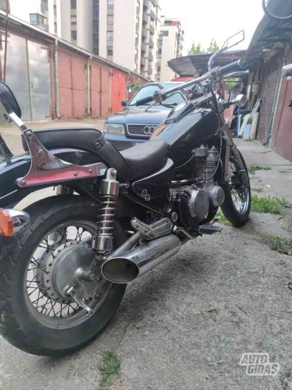 Black Kawasaki Eliminator 1995 in Vilnius, with an engine capacity of 0.60 L and mileage of 0 thousand km for 800 €, photo 3 on AUTOMOTO.COM.LV