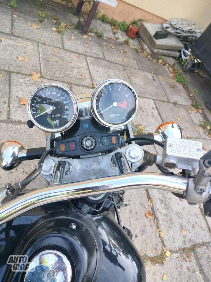 Black Kawasaki Eliminator 1995 in Vilnius, with an engine capacity of 0.60 L and mileage of 0 thousand km for 800 €, photo 5 on AUTOMOTO.COM.LV