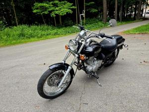 Black Kawasaki Eliminator 1998 in Kaunas, with an engine capacity of 0.13 L and mileage of 37 thousand km for 1900 €, photo 8 on AUTOMOTO.COM.LV