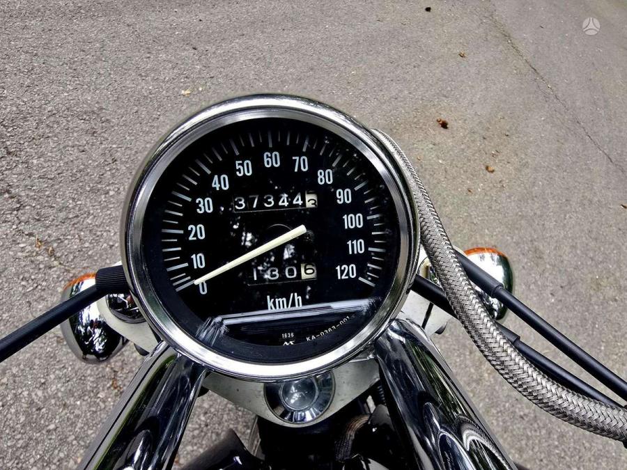 Black Kawasaki Eliminator 1998 in Kaunas, with an engine capacity of 0.13 L and mileage of 37 thousand km for 1900 €, photo 9 on AUTOMOTO.COM.LV