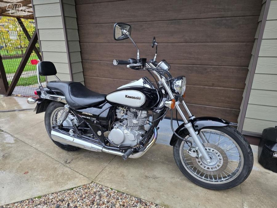 Black Kawasaki Eliminator 2000 in Pasvalys, with an engine capacity of 0.13 L and mileage of 6 thousand km for 1499 €, photo 4 on AUTOMOTO.COM.LV