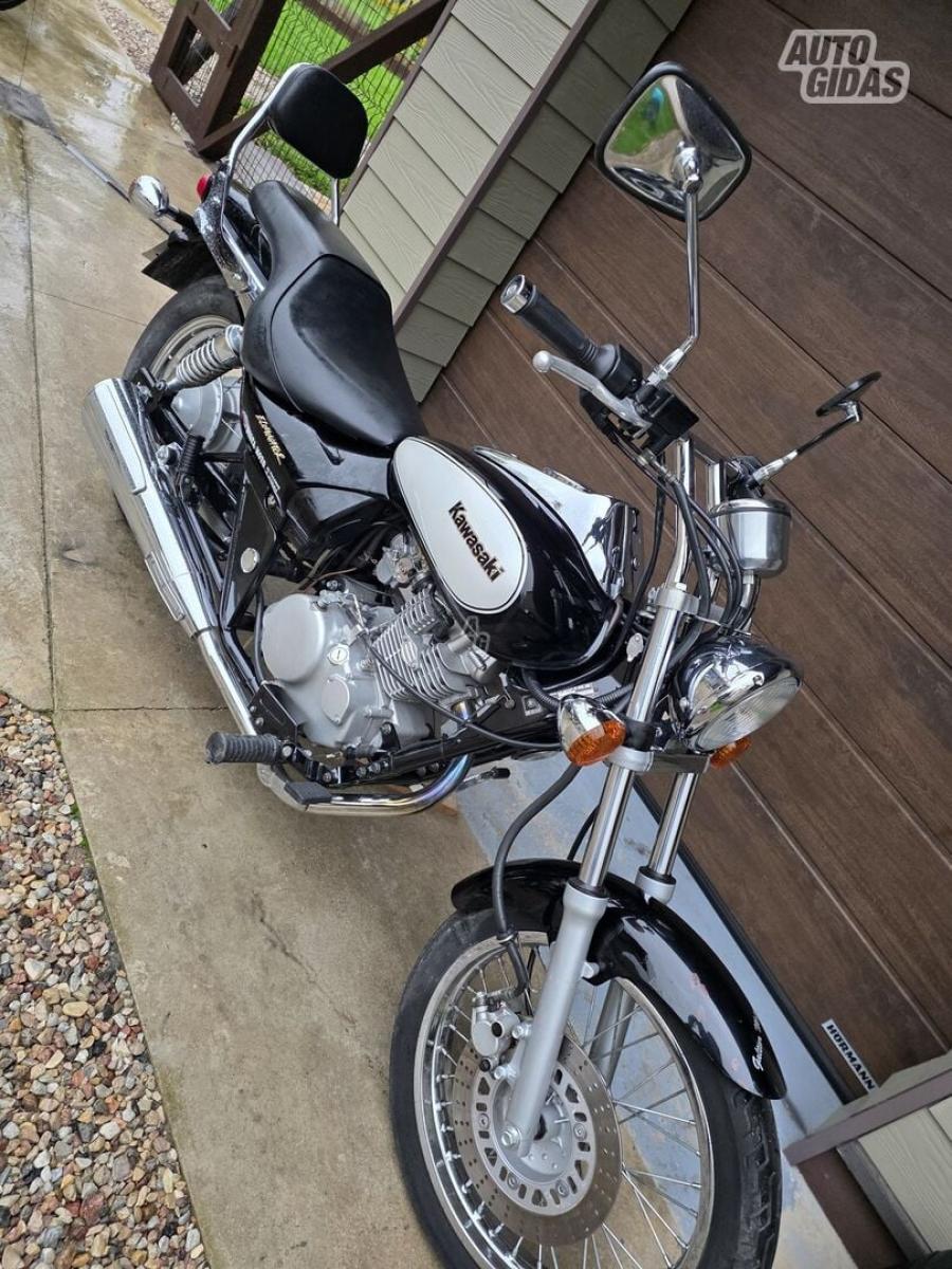 Black Kawasaki Eliminator 2000 in Pasvalys, with an engine capacity of 0.13 L and mileage of 6 thousand km for 1499 €, photo 8 on AUTOMOTO.COM.LV