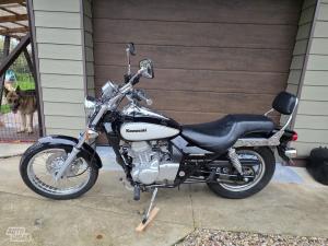 Black Kawasaki Eliminator 2000 in Pasvalys, with an engine capacity of 0.13 L and mileage of 6 thousand km for 1499 €, photo 12 on AUTOMOTO.COM.LV