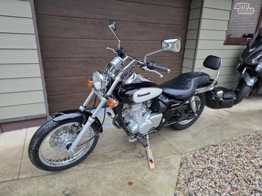 Black Kawasaki Eliminator 2000 in Pasvalys, with an engine capacity of 0.13 L and mileage of 6 thousand km for 1499 €, photo 13 on AUTOMOTO.COM.LV