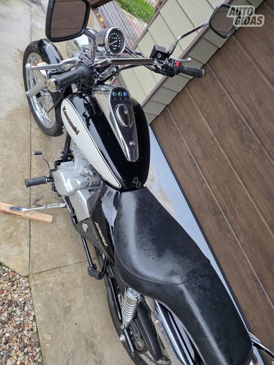 Black Kawasaki Eliminator 2000 in Pasvalys, with an engine capacity of 0.13 L and mileage of 6 thousand km for 1499 €, photo 16 on AUTOMOTO.COM.LV