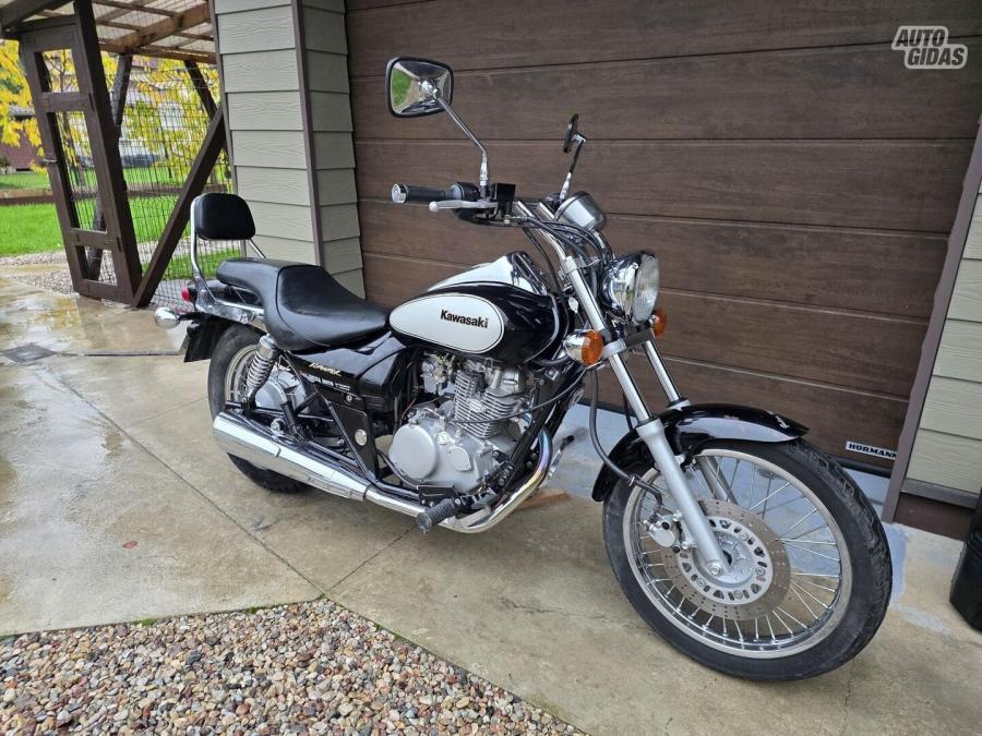 Black Kawasaki Eliminator 2000 in Pasvalys, with an engine capacity of 0.13 L and mileage of 6 thousand km for 1499 €, photo 20 on AUTOMOTO.COM.LV