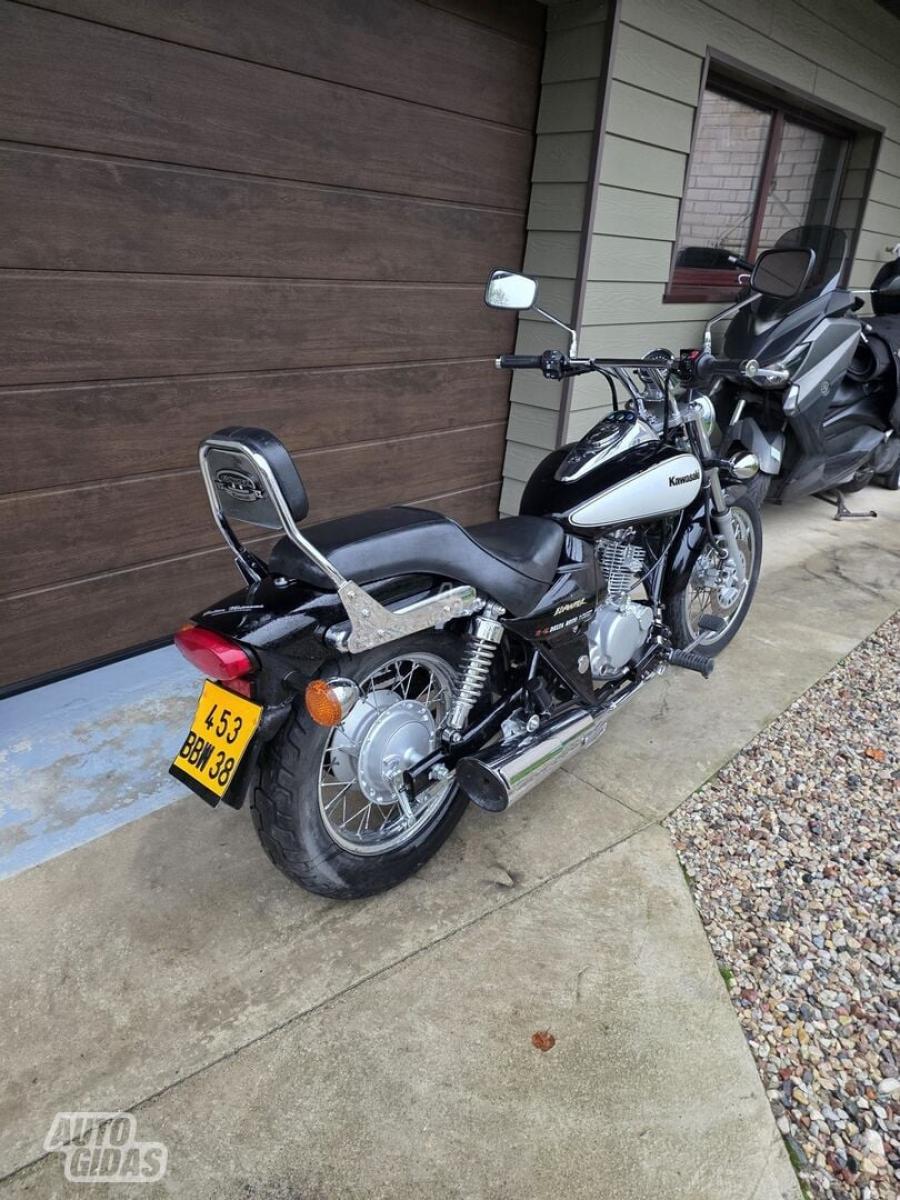 Black Kawasaki Eliminator 2000 in Pasvalys, with an engine capacity of 0.13 L and mileage of 6 thousand km for 1499 €, photo 21 on AUTOMOTO.COM.LV