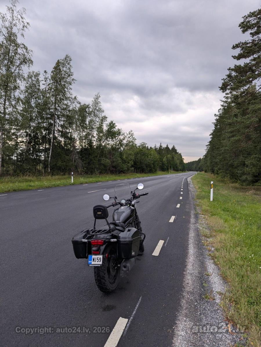 Black Kawasaki Eliminator 2024 in Tallinn, with an engine capacity of 0.45 L and mileage of 11 thousand km for 6995 €, photo 15 on AUTOMOTO.COM.LV