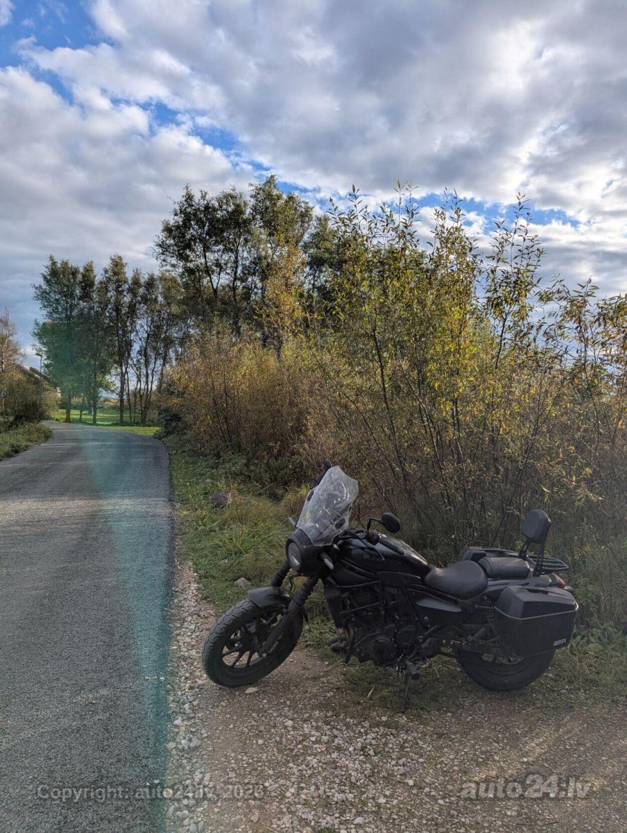 Black Kawasaki Eliminator 2024 in Tallinn, with an engine capacity of 0.45 L and mileage of 11 thousand km for 6995 €, photo 28 on AUTOMOTO.COM.LV