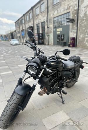 Black Kawasaki Eliminator 2025 in Tallinn, with an engine capacity of 0.45 L and mileage of 3 thousand km for 5700 €, photo 3 on AUTOMOTO.COM.LV