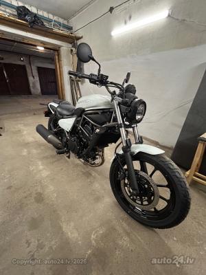 Melns Kawasaki Eliminator 2025 Tallina, ar dzinēja tilpumu 0.45 L un nobraukumu 0 tūkst. km par 6000 €, foto  vietnē AUTOMOTO.COM.LV