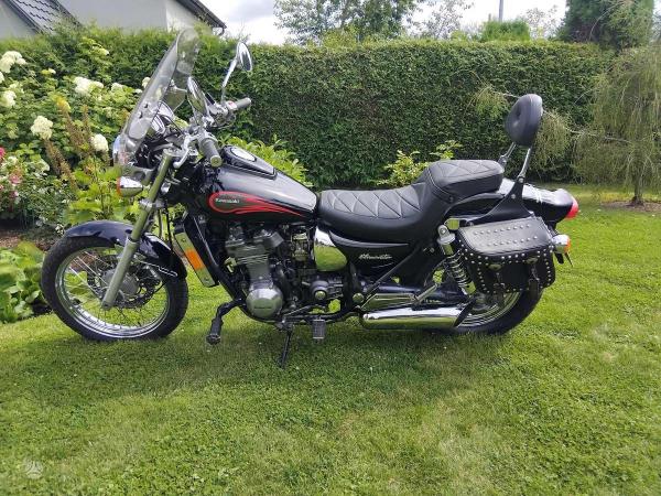 Kawasaki Eliminator 1997 in Pakruojis, with an engine capacity of 0.60 L and mileage of 33 thousand km for 3000 €, photo 5 on AUTOMOTO.COM.LV