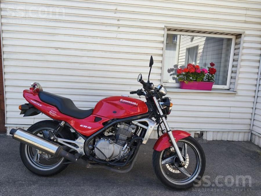 Kawasaki ER 5 1998 in Riga, with an engine capacity of 0.50 L and mileage of 0 thousand km for 1300 €, photo 1 on AUTOMOTO.COM.LV