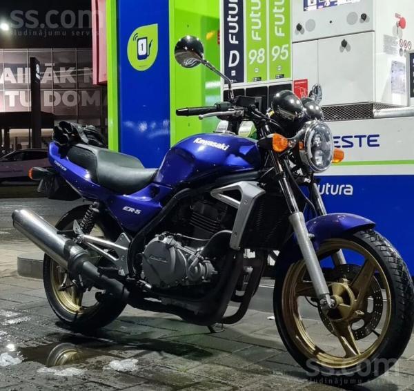 Kawasaki ER 5 1999 Rīga, ar dzinēja tilpumu 0.50 L un nobraukumu 0 tūkst. km par 1350 €, foto 2 vietnē AUTOMOTO.COM.LV