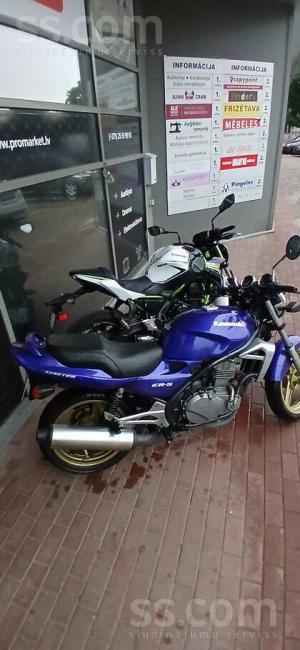Kawasaki ER 5 1999 Rīga, ar dzinēja tilpumu 0.50 L un nobraukumu 0 tūkst. km par 1350 €, foto 4 vietnē AUTOMOTO.COM.LV
