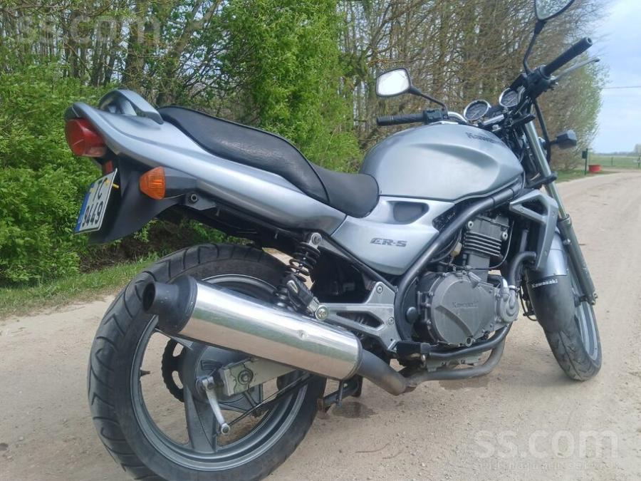 Kawasaki ER 5 2000 Jelgava, ar dzinēja tilpumu 0.50 L un nobraukumu 0 tūkst. km par 1750 €, foto 1 vietnē AUTOMOTO.COM.LV