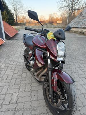Black Kawasaki ER-6N 2008 in Tallinn, with an engine capacity of 0.65 L and mileage of 42 thousand km for 3000 €, photo  on AUTOMOTO.COM.LV