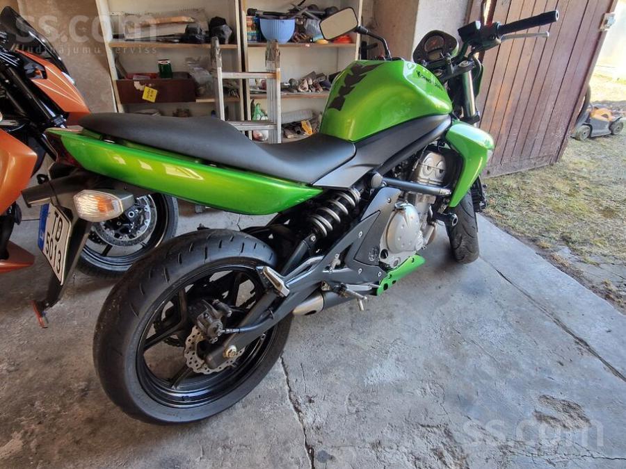 Kawasaki ER-6N 2008 in Jelgava, with an engine capacity of 0.65 L and mileage of 0 thousand km for 2200 €, photo 9 on AUTOMOTO.COM.LV