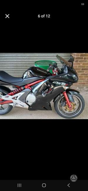 Black Kawasaki ER 2006 in Rokiskis, with an engine capacity of 0.65 L and mileage of 25 thousand km for 2800 €, photo 6 on AUTOMOTO.COM.LV