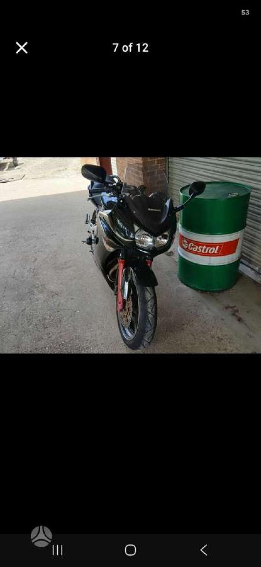 Black Kawasaki ER 2006 in Rokiskis, with an engine capacity of 0.65 L and mileage of 25 thousand km for 2800 €, photo 7 on AUTOMOTO.COM.LV