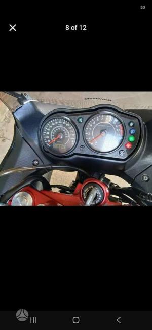 Black Kawasaki ER 2006 in Rokiskis, with an engine capacity of 0.65 L and mileage of 25 thousand km for 2800 €, photo 12 on AUTOMOTO.COM.LV