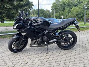 Black Kawasaki ER 2010 in Vilnius, with an engine capacity of 0.65 L and mileage of 81 thousand km for 2500 €, photo 3 on AUTOMOTO.COM.LV
