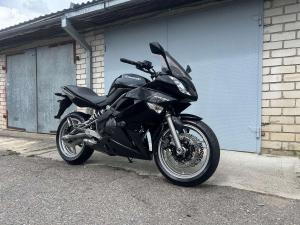 Black Kawasaki ER 2010 in Birstonas, with an engine capacity of 0.65 L and mileage of 30 thousand km for 2999 €, photo  on AUTOMOTO.COM.LV