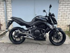 Black Kawasaki ER 2010 in Birstonas, with an engine capacity of 0.65 L and mileage of 32 thousand km for 2999 €, photo 5 on AUTOMOTO.COM.LV