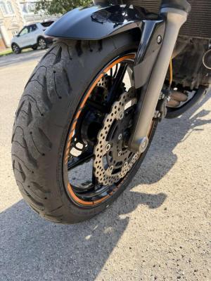 Black Kawasaki ER 2010 in Vilnius, with an engine capacity of 0.65 L and mileage of 26 thousand km for 3000 €, photo 9 on AUTOMOTO.COM.LV