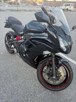 Black Kawasaki ER 2013 in Klaipeda, with an engine capacity of 0.65 L and mileage of 24 thousand km for 3900 €, photo 4 on AUTOMOTO.COM.LV