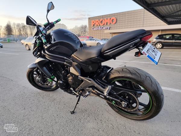 Black Kawasaki ER 2016 in Siauliai, with an engine capacity of 0.65 L and mileage of 32 thousand km for 3200 €, photo 2 on AUTOMOTO.COM.LV